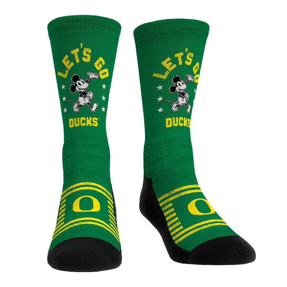 Oregon Ducks x Disney Socks - Let's Go! - Rock 'Em Socks