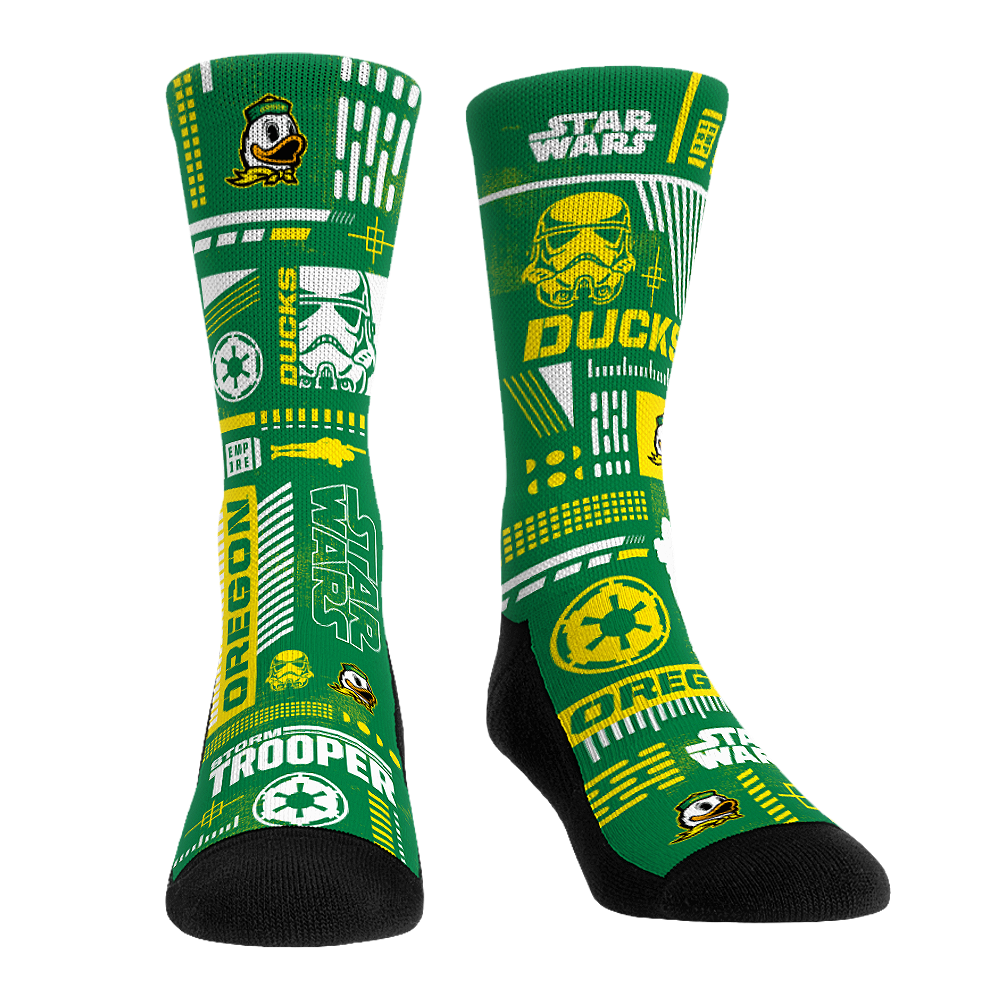 Oregon Ducks Socks - Star Wars - Rock 'Em Socks