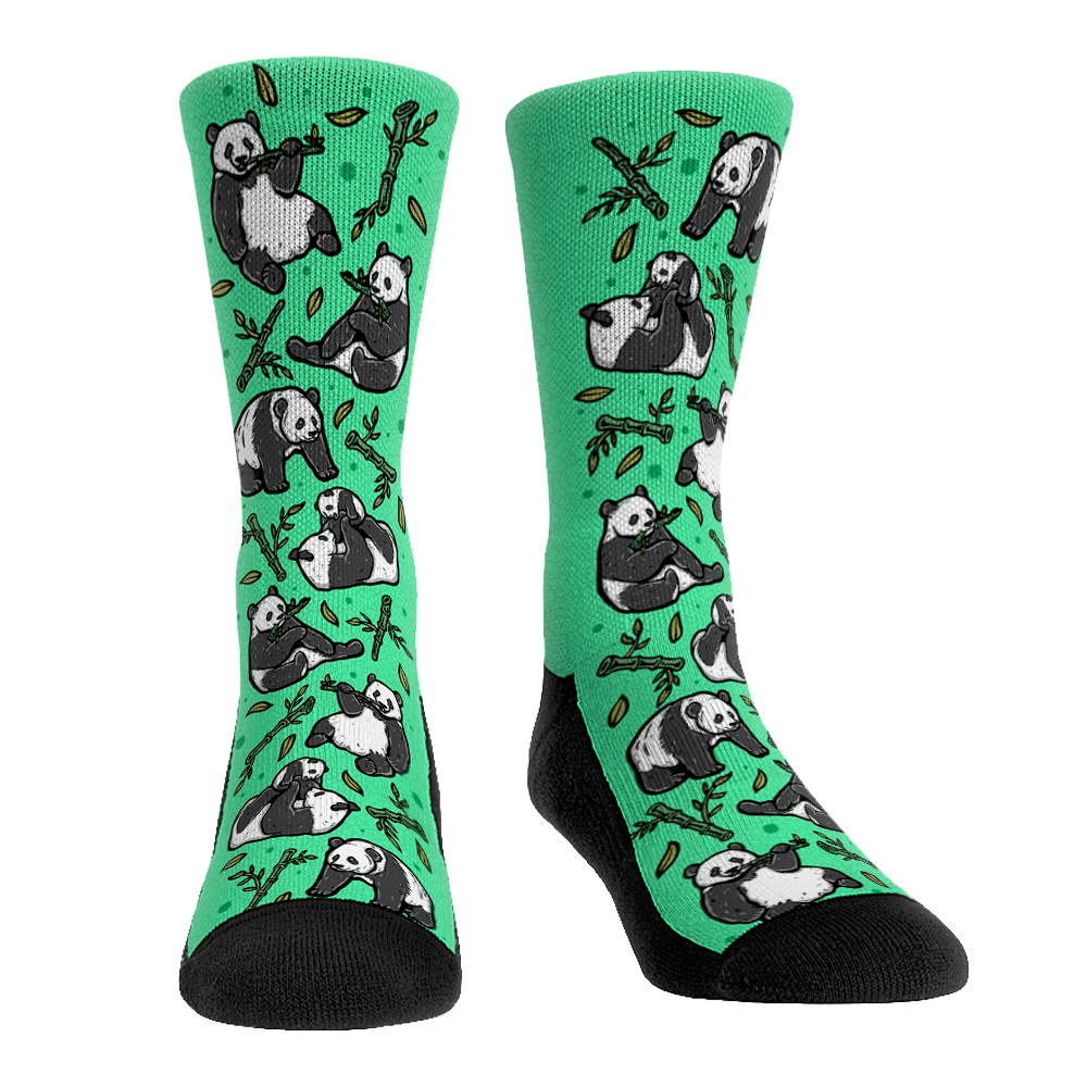 Pandas Socks - Pandas All-Over - Animals Collection - Rock 'Em Socks