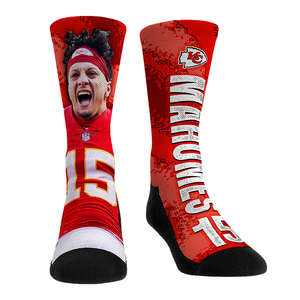 Patrick Mahomes Socks - Kansas City Chiefs Socks - Rock 'Em Socks - NFL