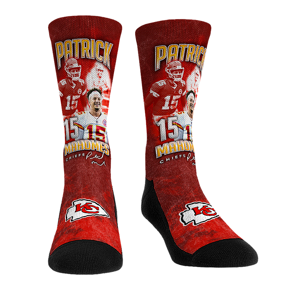 Patrick Mahomes Socks - Kansas City Chiefs Socks - Rock 'Em Socks - NFL