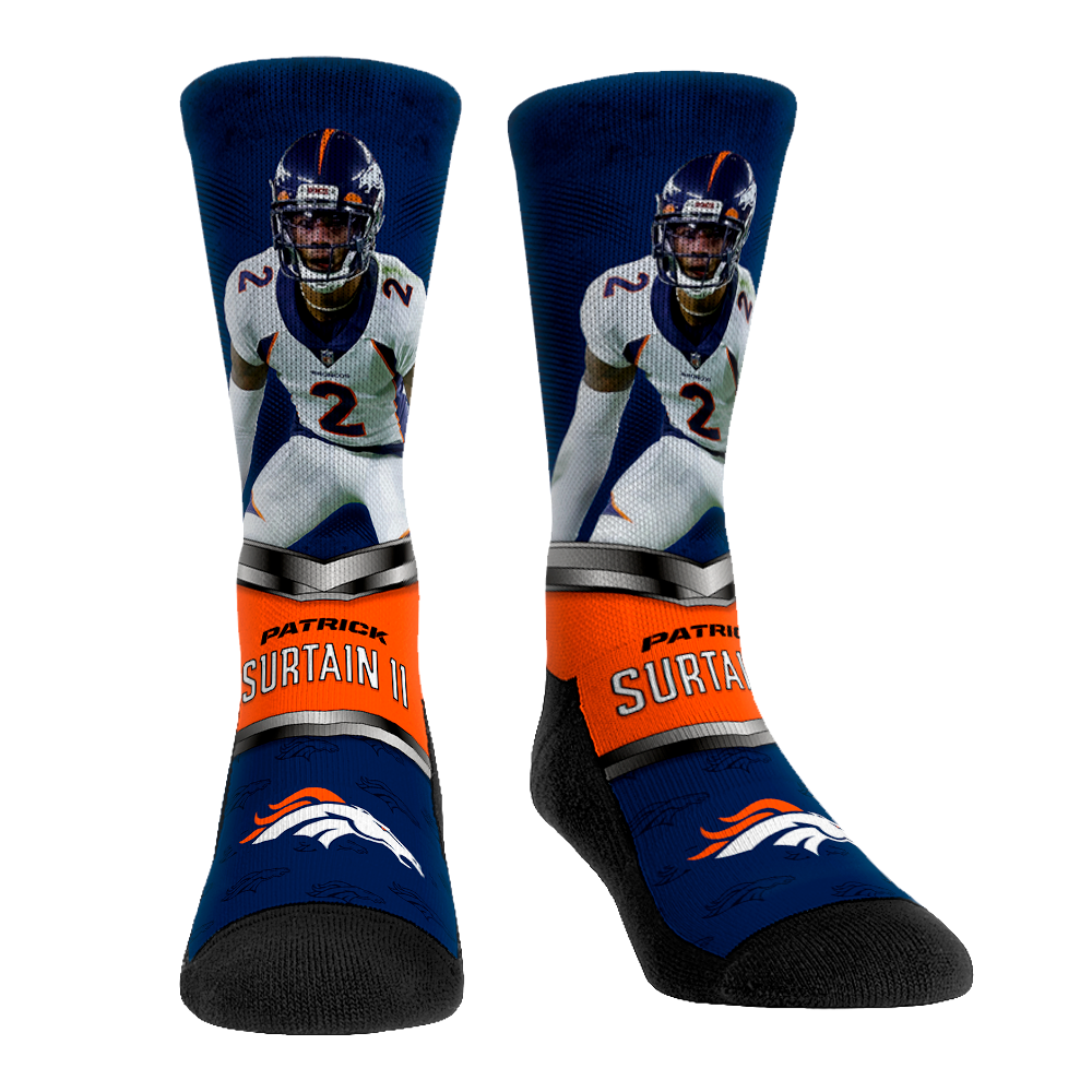 Denver Broncos Socks - Highlight - Rock 'Em Socks - NFL