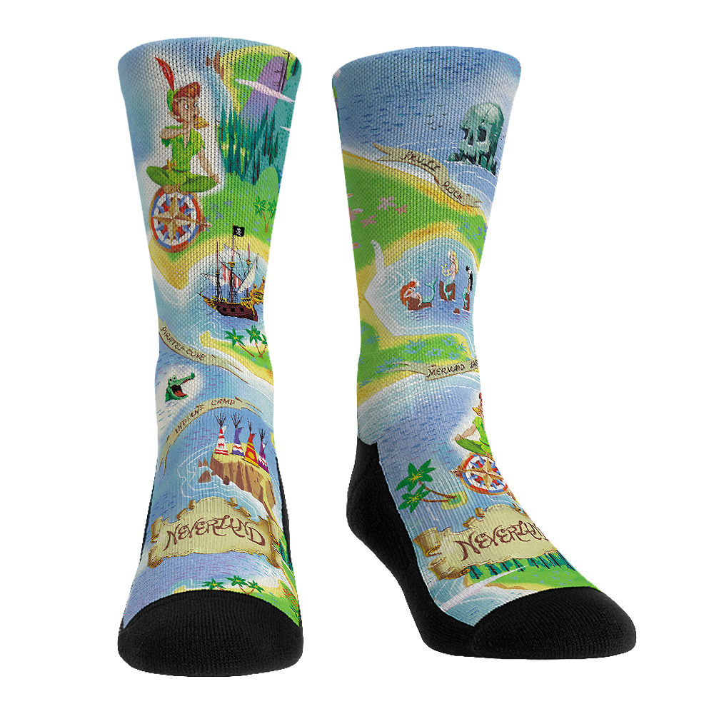 Peter Pan Socks - Neverland - Disney Socks - Rock 'Em Socks