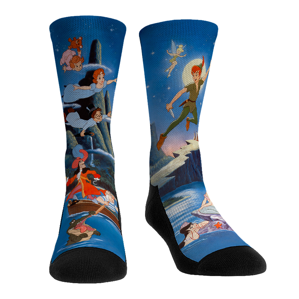 Peter Pan Socks - Poster Series - Disney Socks - Rock 'Em Socks