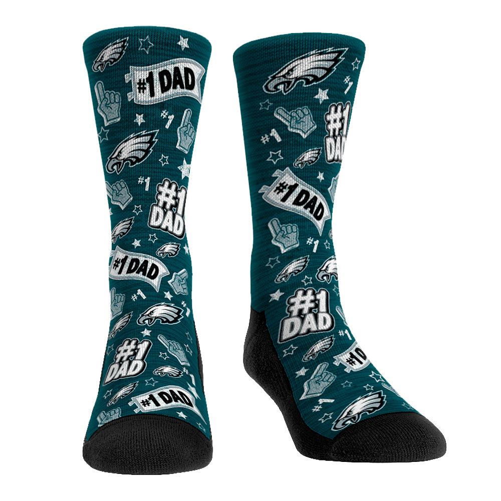 Philadelphia Eagles Socks - #1 Dad Socks - NFL Socks - Rock 'Em Socks