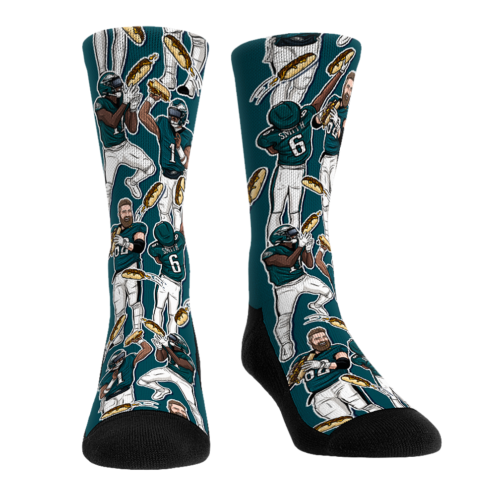 Jalen Hurts Socks - Philadelphia Eagles Socks - Rock 'Em Socks - NFL