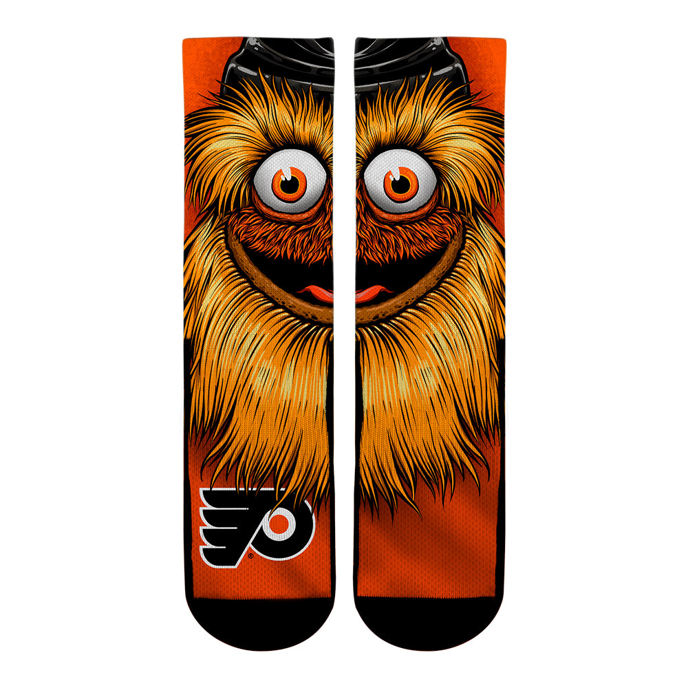 Philadelphia Flyers - Split Face Mascot - NHL Socks - Rock 'Em Socks