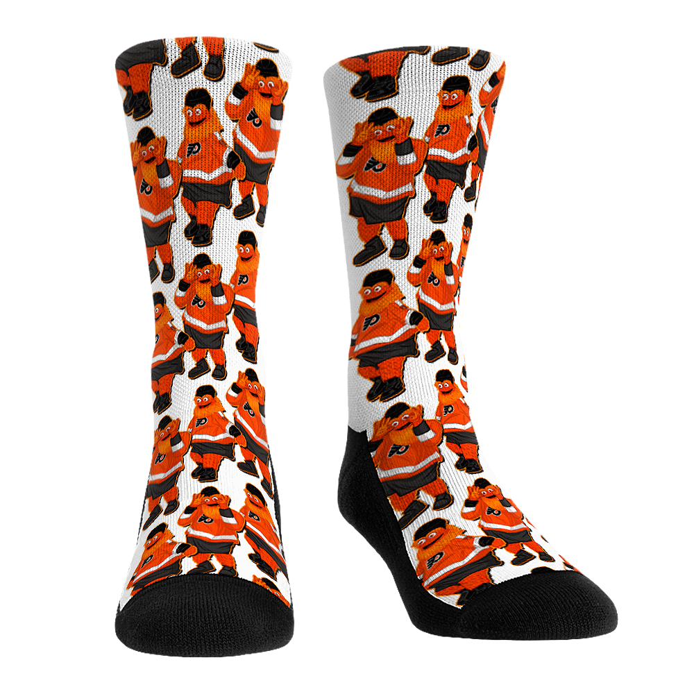 Gritty Griddy Socks - Philadelphia Flyers - NHL Socks - Rock 'Em Socks