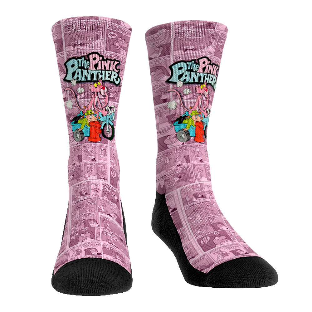 Pink Panther Socks - Comic Cover - Rock 'Em Socks