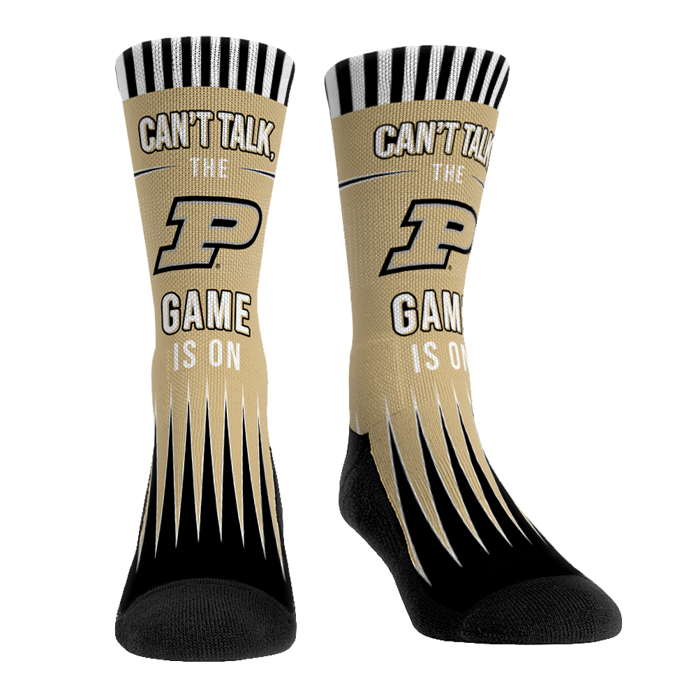 Purdue Boilermakers Socks - Can't Talk Socks - Rock 'Em Socks