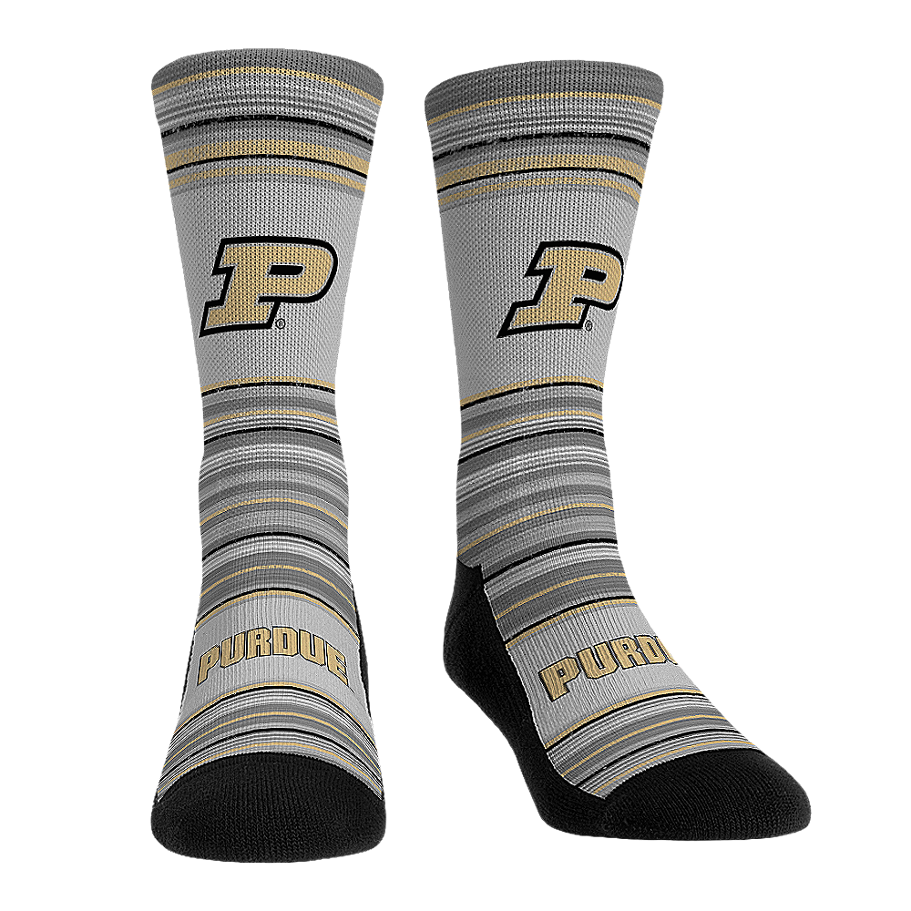 Purdue Boilermakers Socks - Heather Classics - Rock 'Em Socks - NCAA
