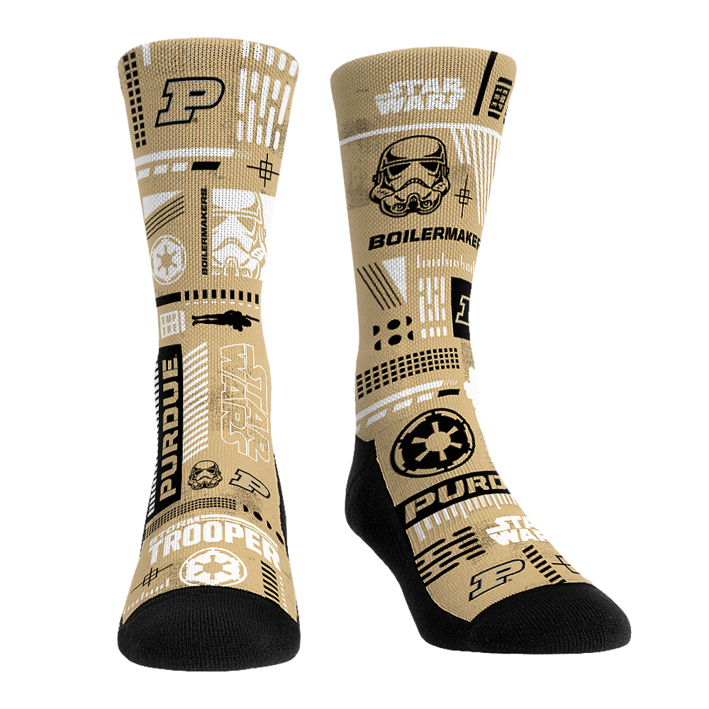 Purdue Boilermakers Socks - Star Wars - Rock 'Em Socks