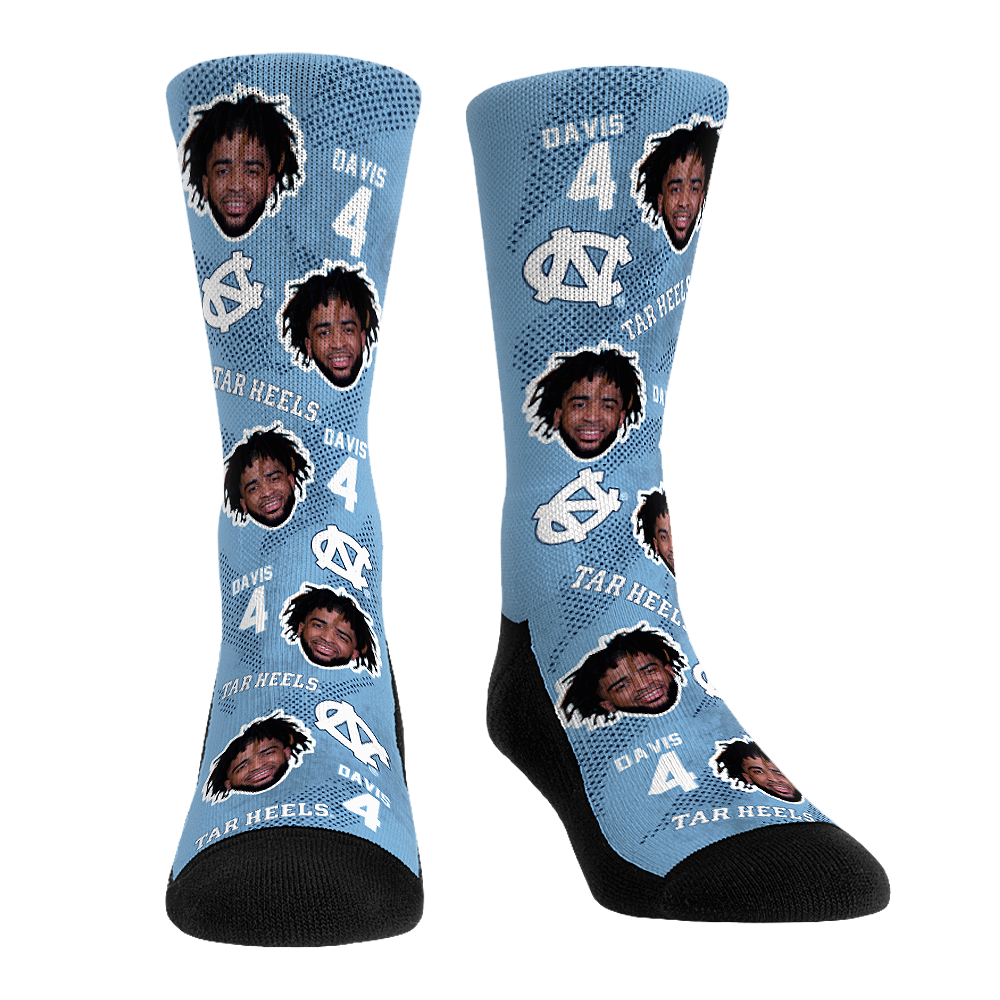 North Carolina Tar Heels Socks - Hooper - Rock 'Em Socks - NIL