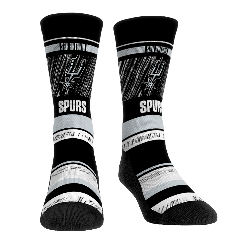 San Antonio Spurs Socks - Franchise Socks - NBA Socks - Rock 'Em Socks