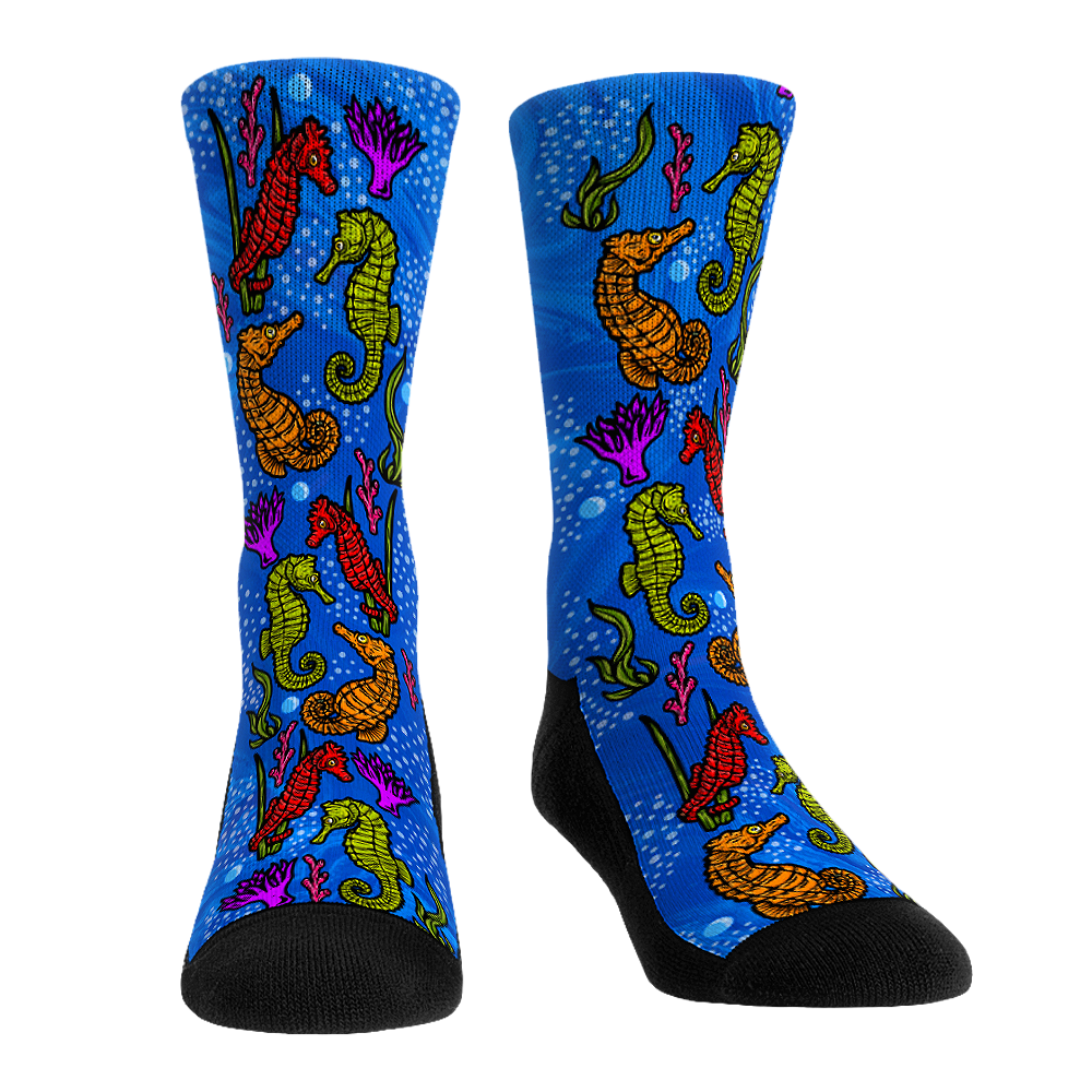 Seahorse Socks - All-Over - Animals Collection - Rock 'Em Socks