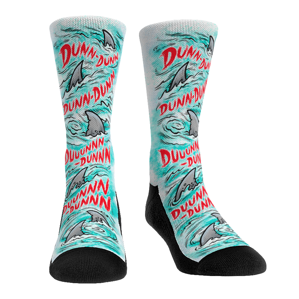 Dunn-Dunn Shark Socks - Shark Week Socks - Rock 'Em Socks