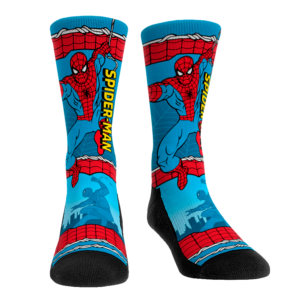 Spider-Man Animated Series Socks - Rock 'Em Socks - Spider-Man Sideplot
