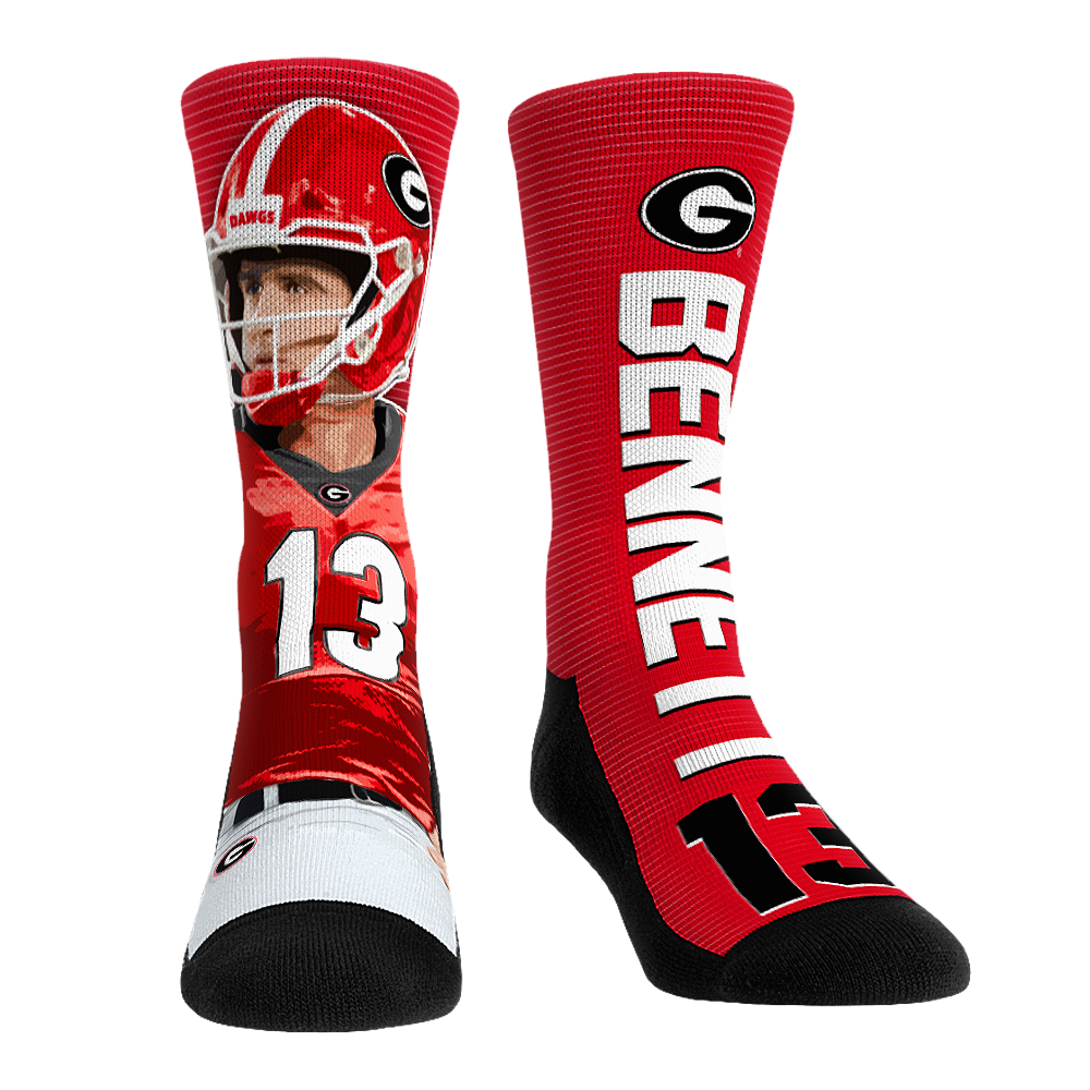 Georgia Bulldogs Socks - Big Player - Rock 'Em Socks - NIL