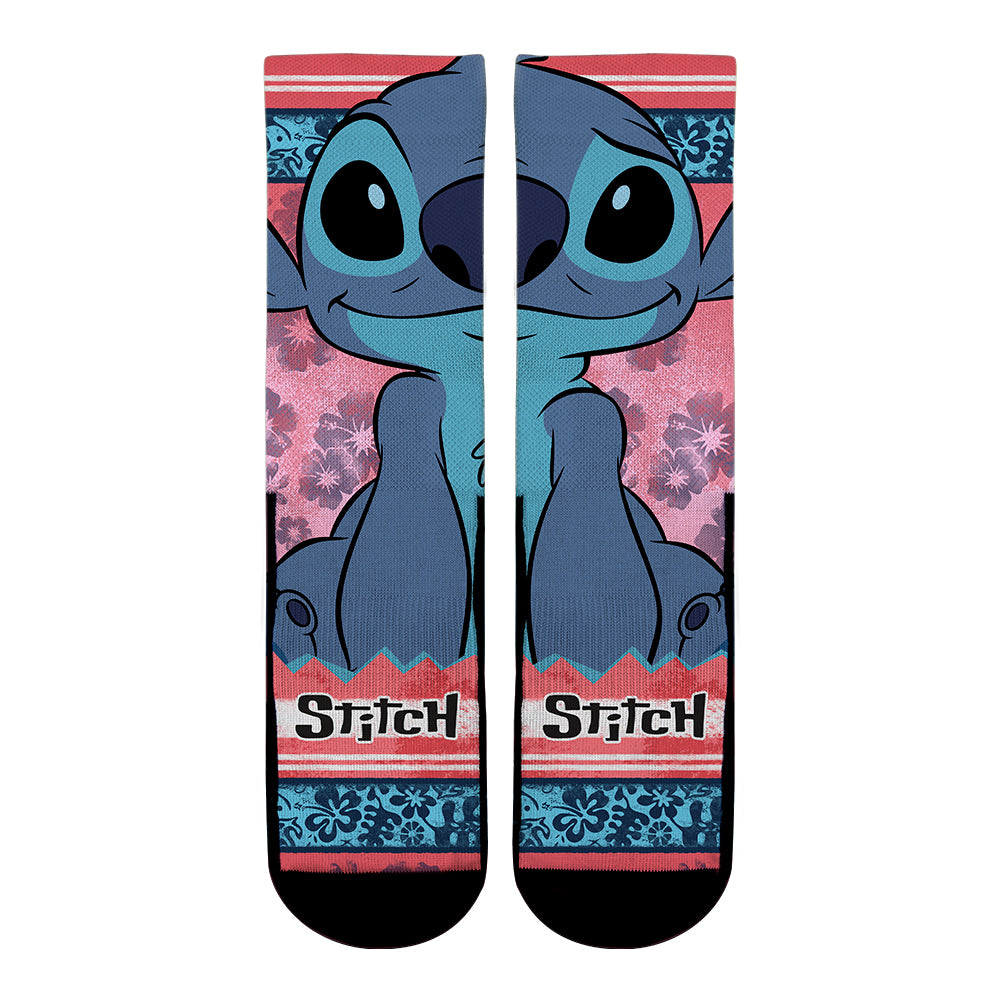 Lilo & Stitch Socks - Stich Split Face Socks - Rock 'Em Socks