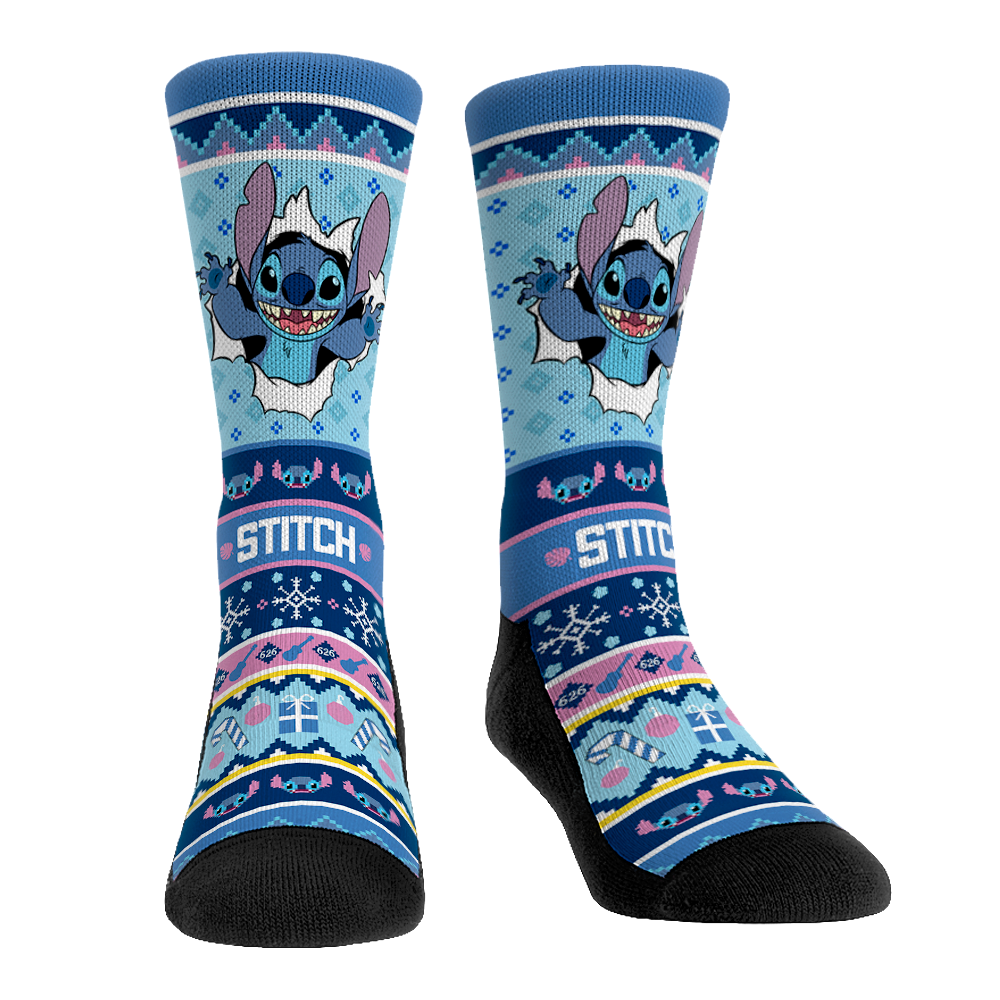 Lilo & Stitch Socks - Tacky Sweater Socks - Rock 'Em Socks - Disney