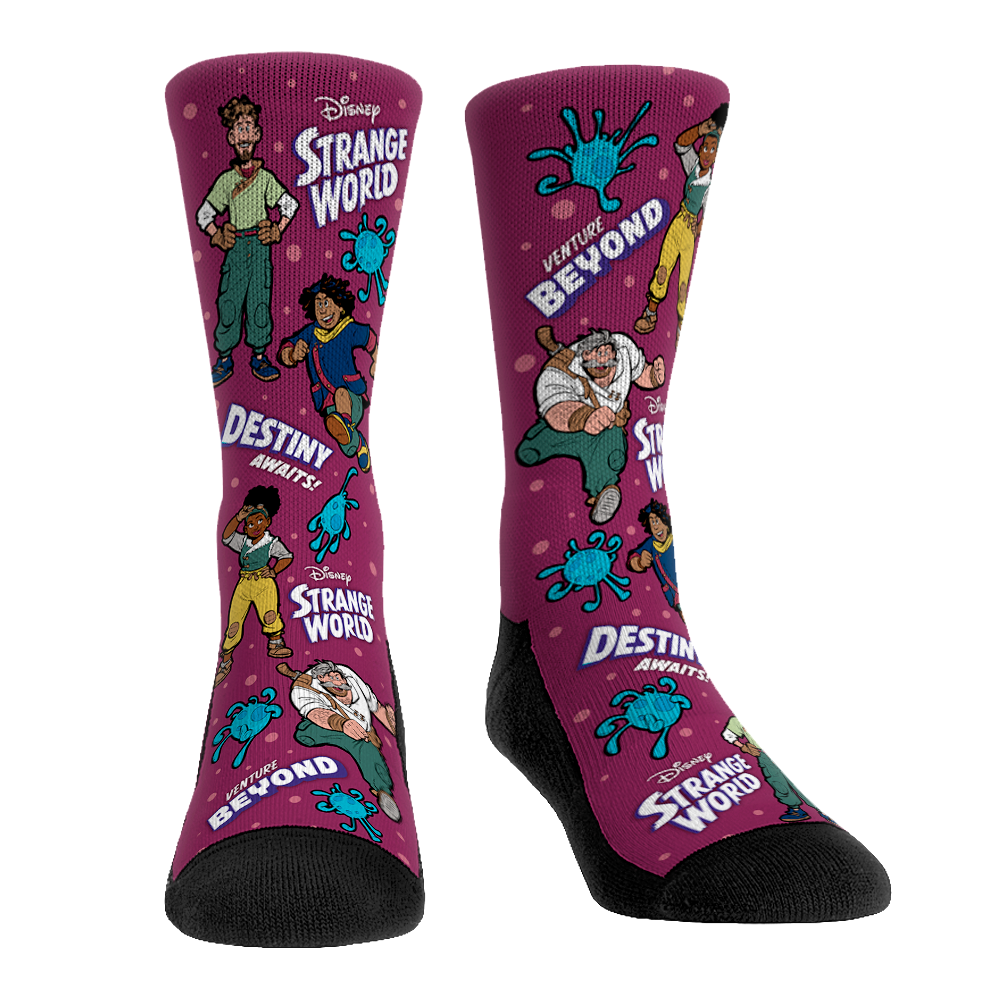 Strange World Socks - All-Over - Disney - Rock 'Em Socks