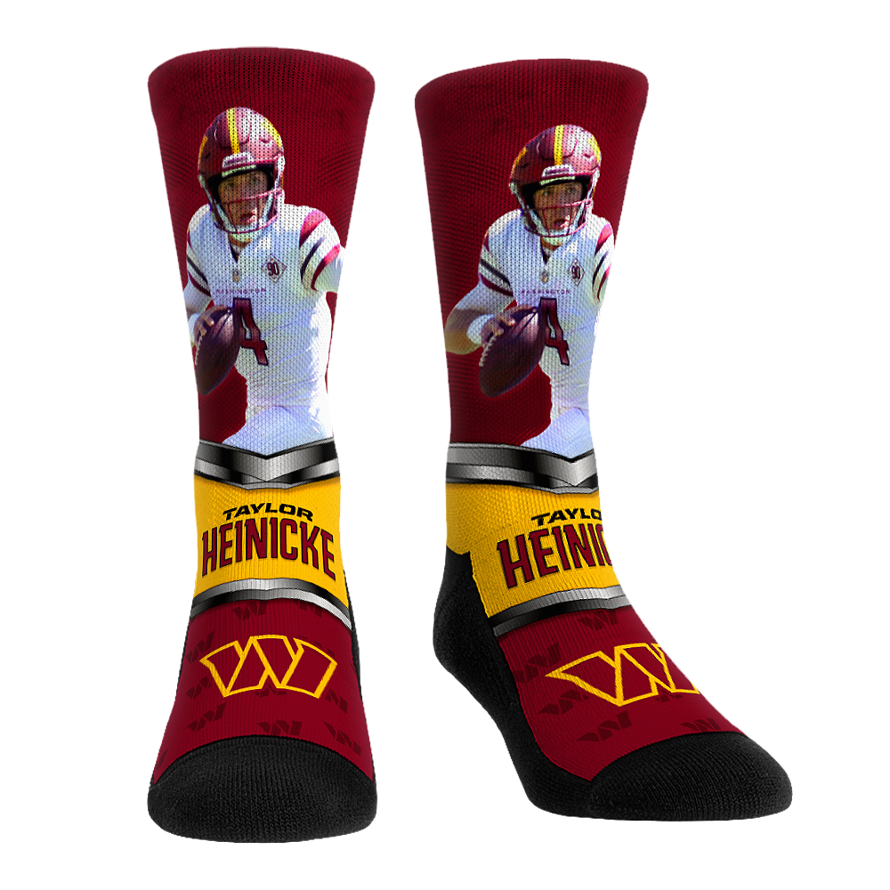 Washington Commanders Socks - Highlight - Rock 'Em Socks - NFL