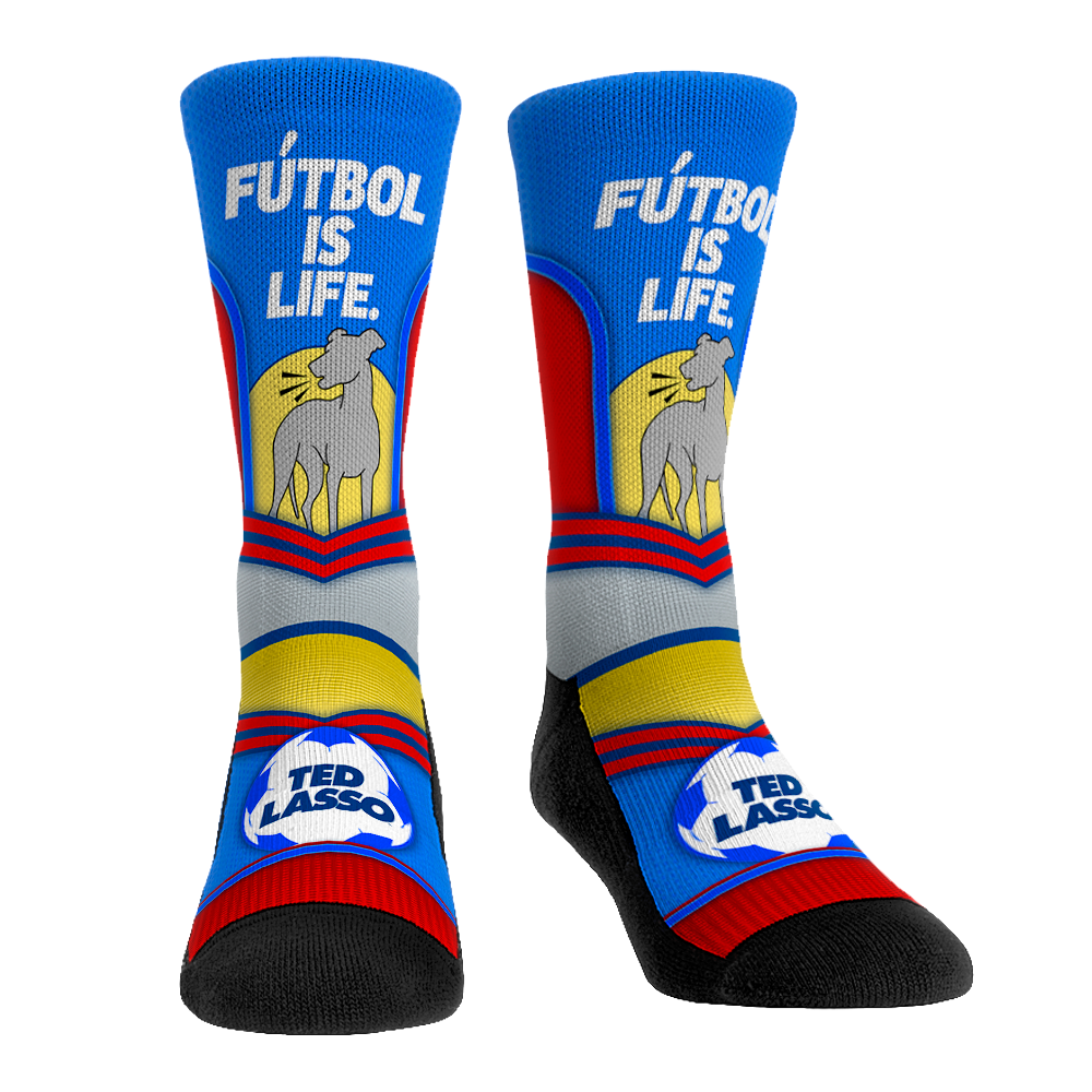 Ted Lasso Socks - Fútbol is Life Socks - Rock 'Em Socks