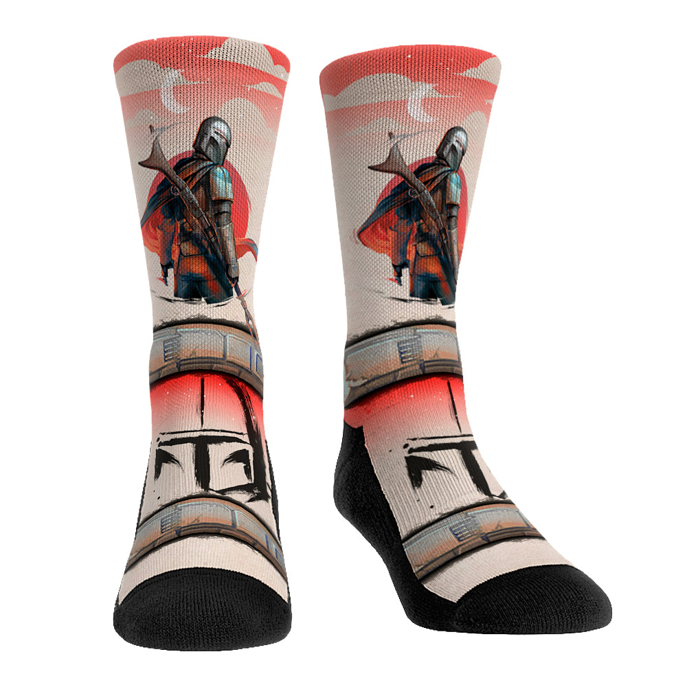 The Mandalorian Socks - Setting Sun - Star Wars - Rock 'Em Socks