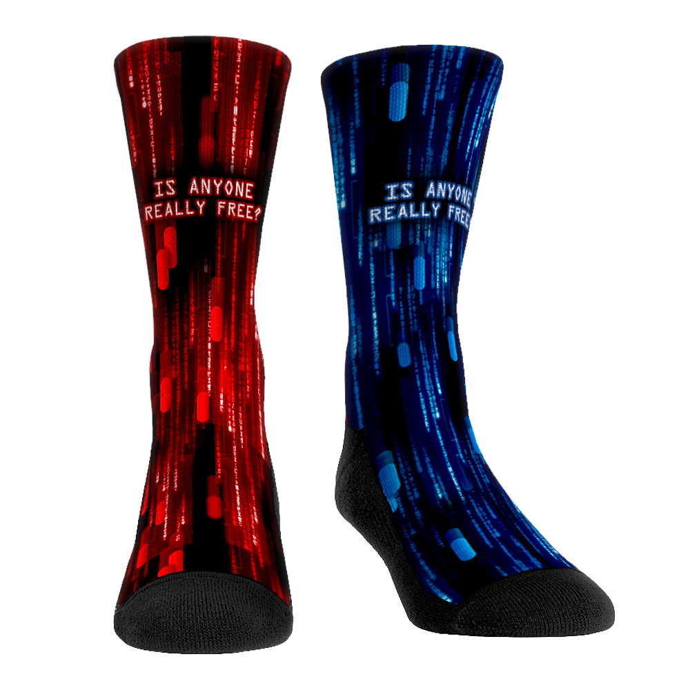 The Matrix Sock Collection - Red Pill Blue Pill Socks - Rock 'Em Socks