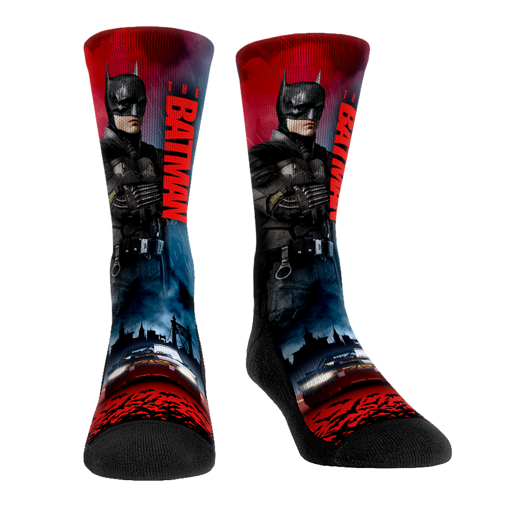 The Batman Socks - Batman Sideplot - Rock 'Em Socks - DC Comics Socks
