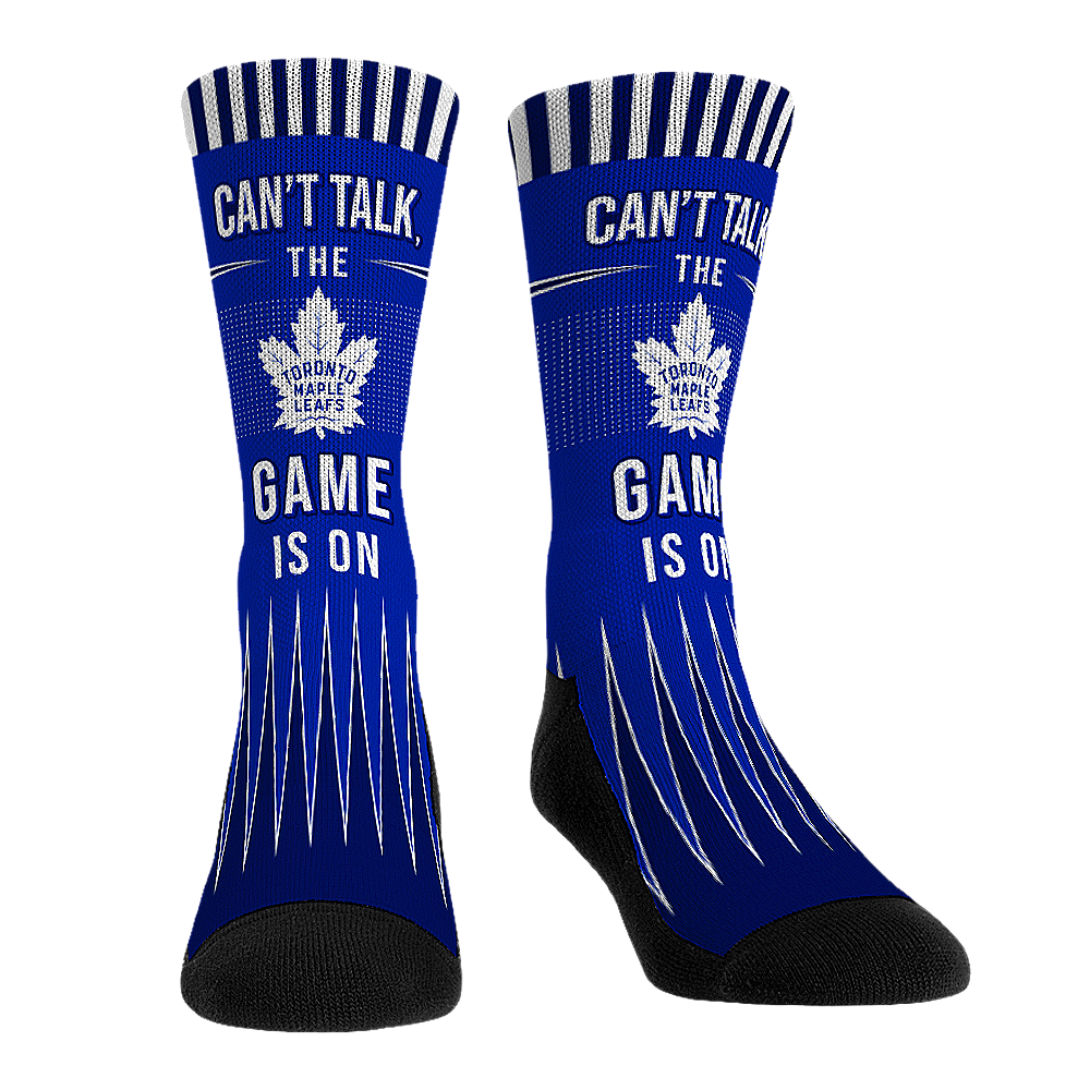 Toronto Maple Leafs Socks - Can't Talk - NHL Socks - Rock 'Em Socks