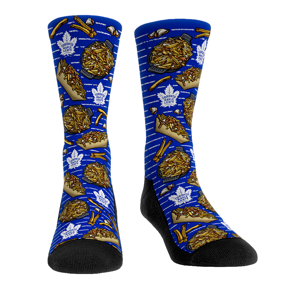 Toronto Maple Leafs Socks - Poutine Socks - NHL Socks - Rock 'Em Socks