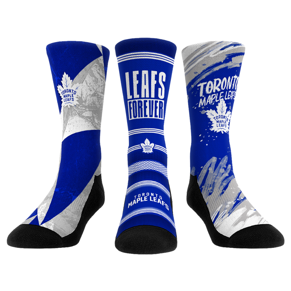 Toronto Maple Leafs Socks - 3-Pack - NHL Socks - Rock 'Em Socks