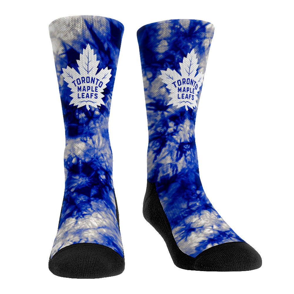 Toronto Maple Leafs Socks - Team Tie Dye Socks - NHL Socks - Rock 'Em Socks
