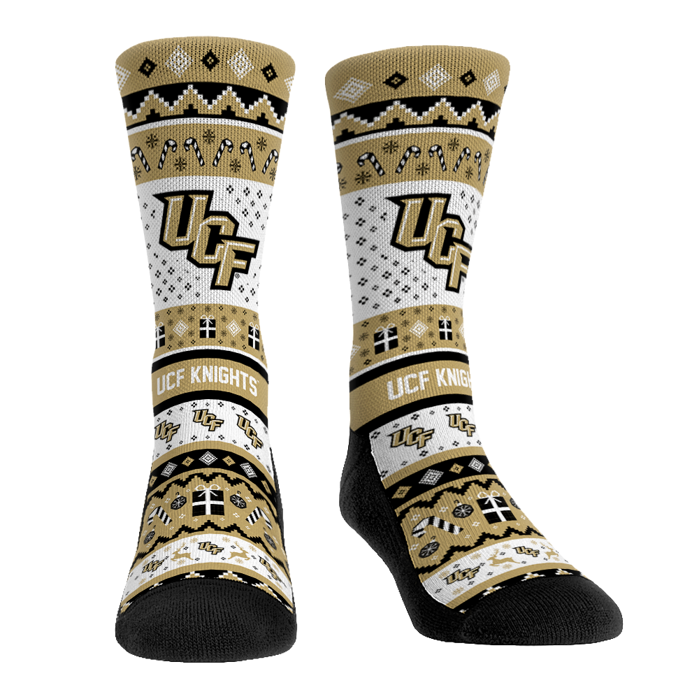 UCF Knights Socks - Tacky Sweater Socks - Rock 'Em Socks
