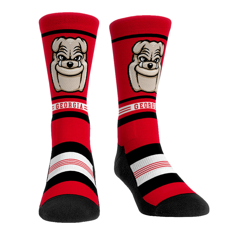 Georgia Bulldogs - Game Face Mascot – Rock 'Em Socks