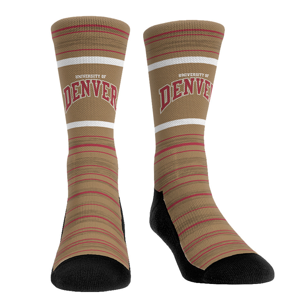 Denver Pioneers Socks - Classic Lines - Rock 'Em Socks