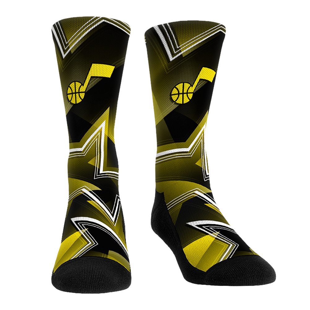 Utah Jazz Socks - Fast Break - NBA Socks - Rock 'Em Socks