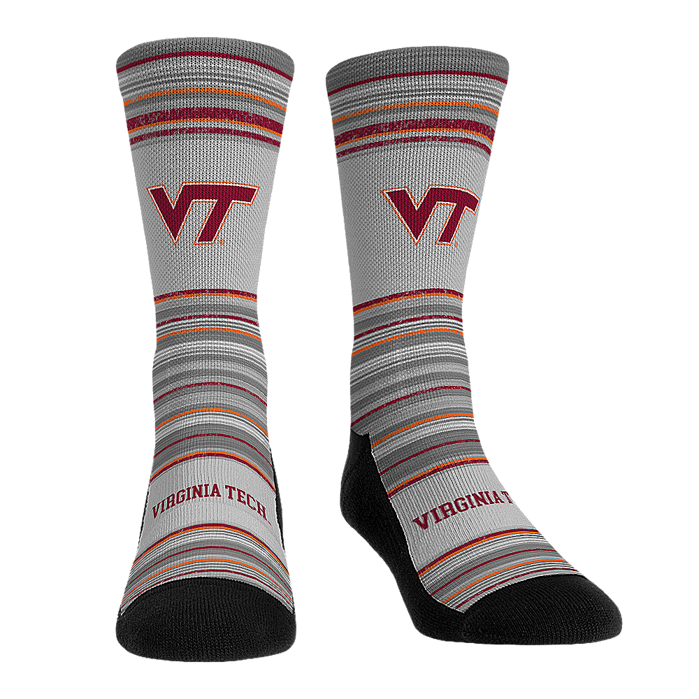 Virginia Tech Hokies Socks - Heather Classics - Rock 'Em Socks