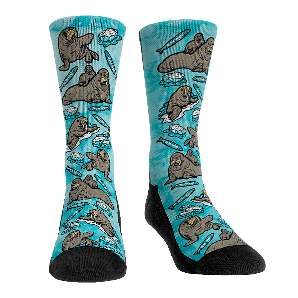 Walruses Socks - Walruses All-Over - Animals Collection - Rock 'Em Socks