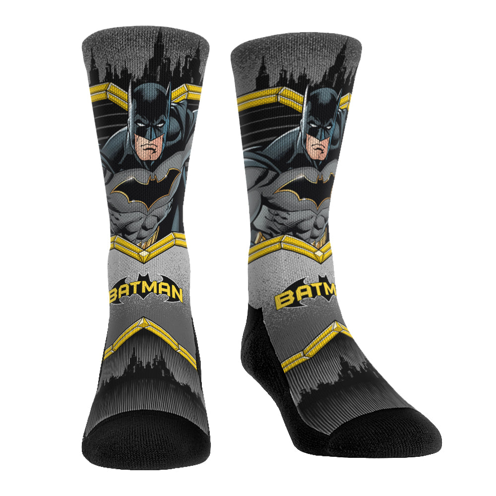 Batman Socks - Hero Pose - Rock 'Em Socks - DC Comics Socks