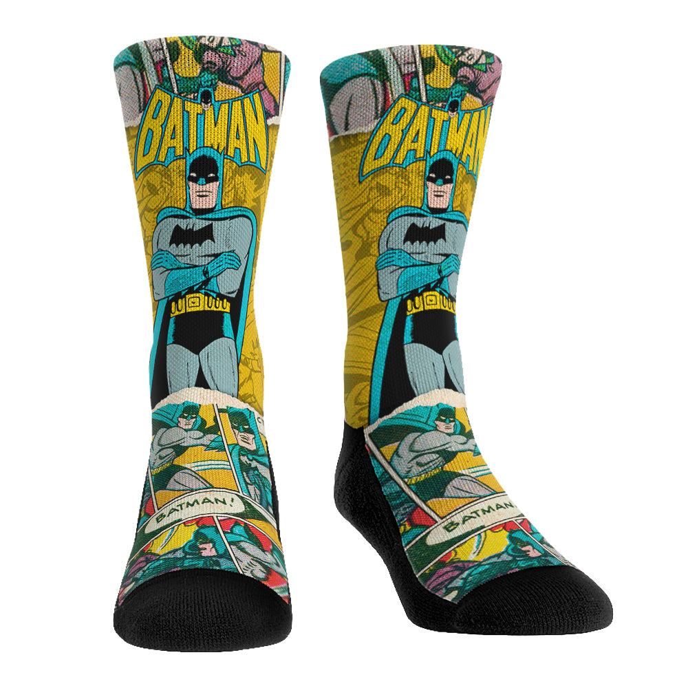 Batman Socks - Off Panel - Rock 'Em Socks - DC Comics Socks