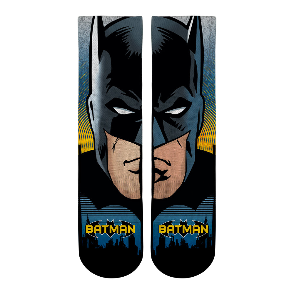 Batman Socks - Split Face - Rock 'Em Socks - DC Comics Socks