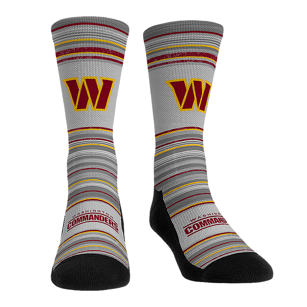 Washington Commanders Socks - Heather Classics - NFL Socks - Rock 'Em Socks