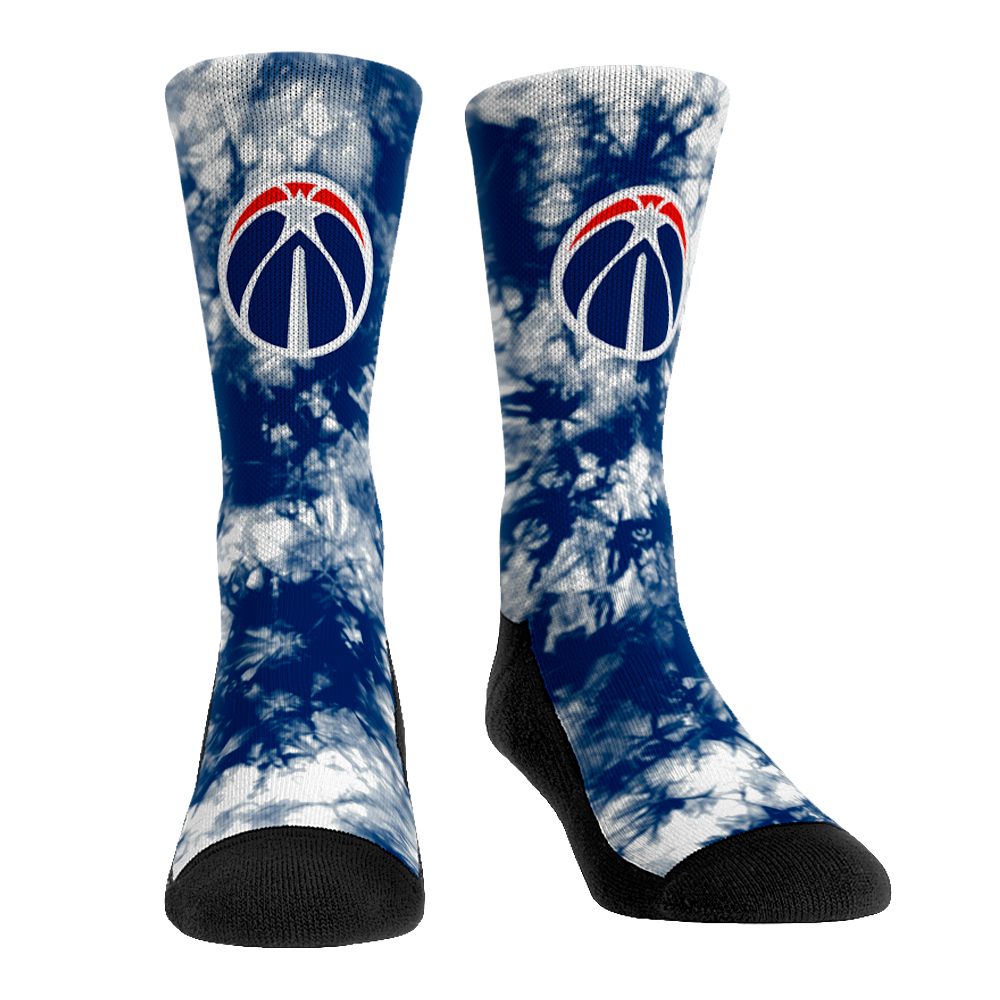 Washington Wizards Socks - Team Tie Dye Socks - NBA Socks - Rock 'Em Socks