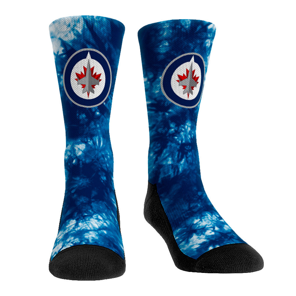 Winnipeg Jets Socks - Team Tie Dye Socks - NHL Socks - Rock 'Em Socks
