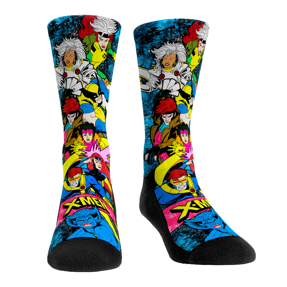 X-Men Socks - Stacked Characters - Rock 'Em Socks - Marvel Socks