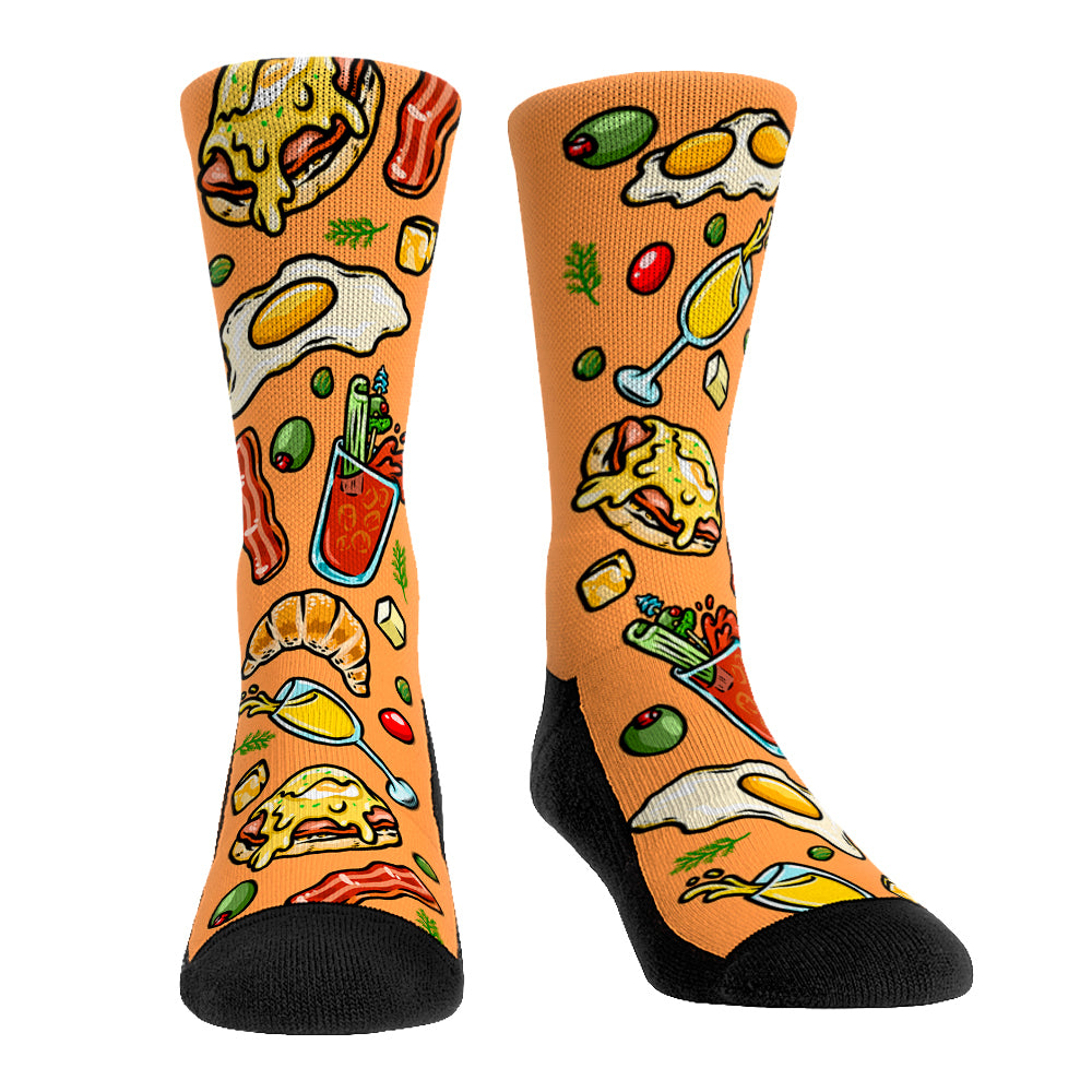 Basic Brunch Socks - Rock 'Em Socks - Food Socks