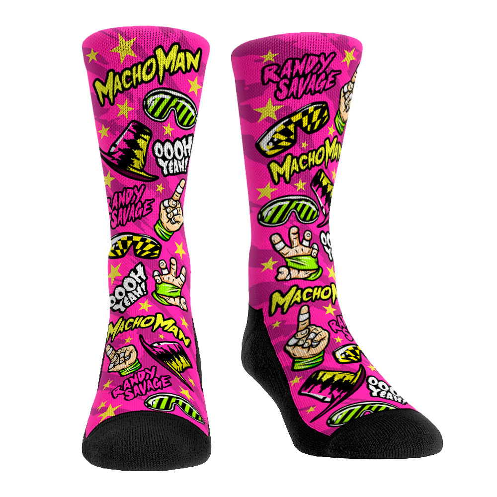 Macho Man Socks - WWE Socks - Rock 'Em Socks