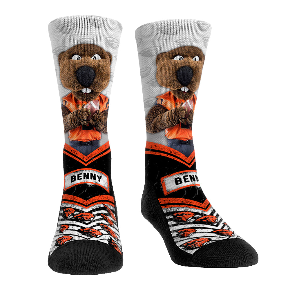 Oregon State Beavers - Mascot Walkout Crew Socks - Rock 'Em Socks